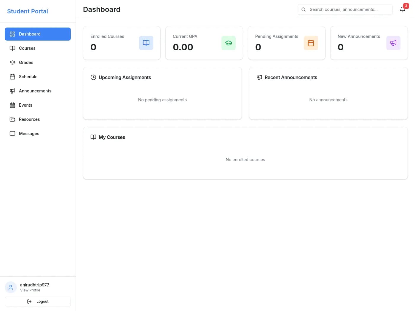 All-in-One College Student Portal