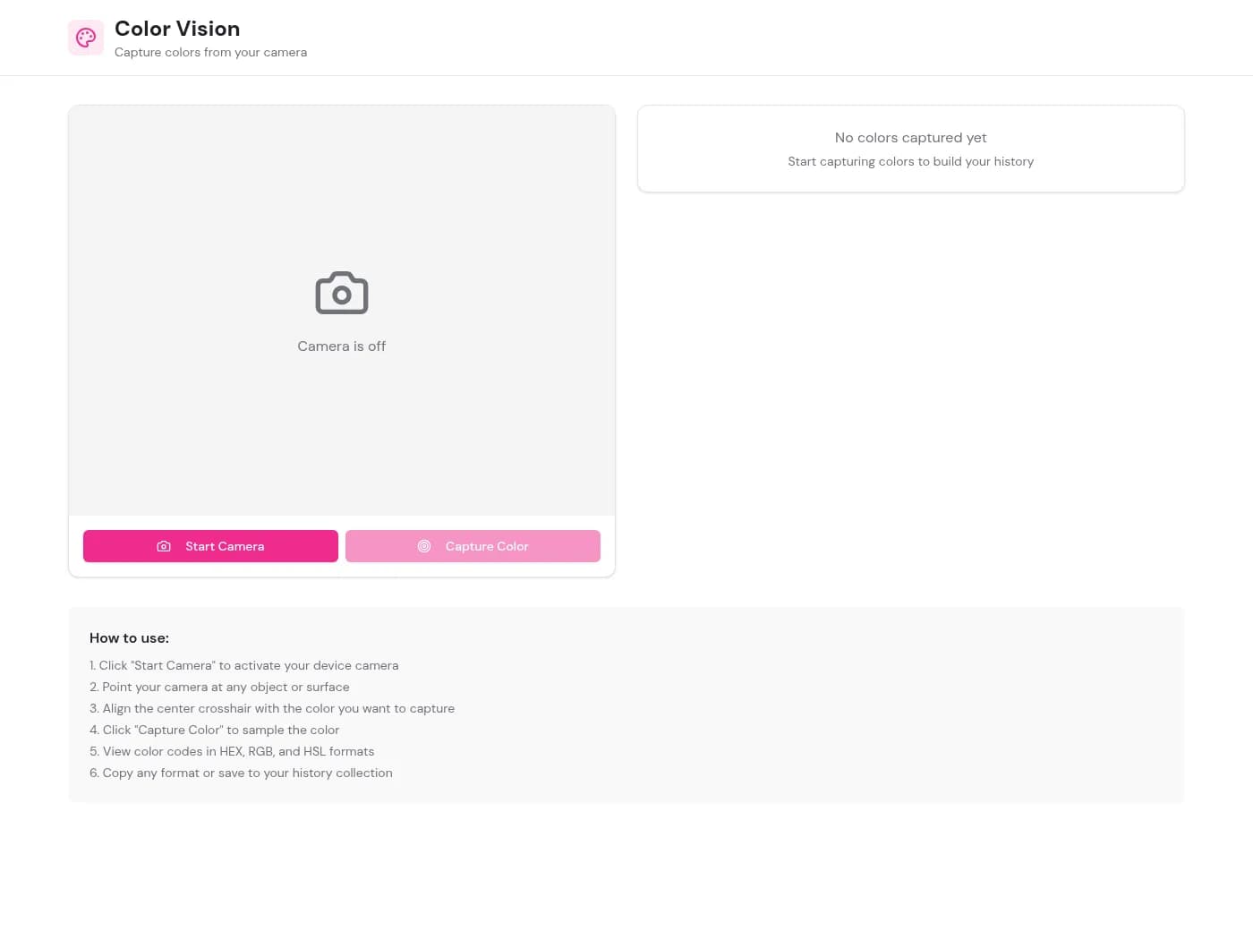 Color Vision App