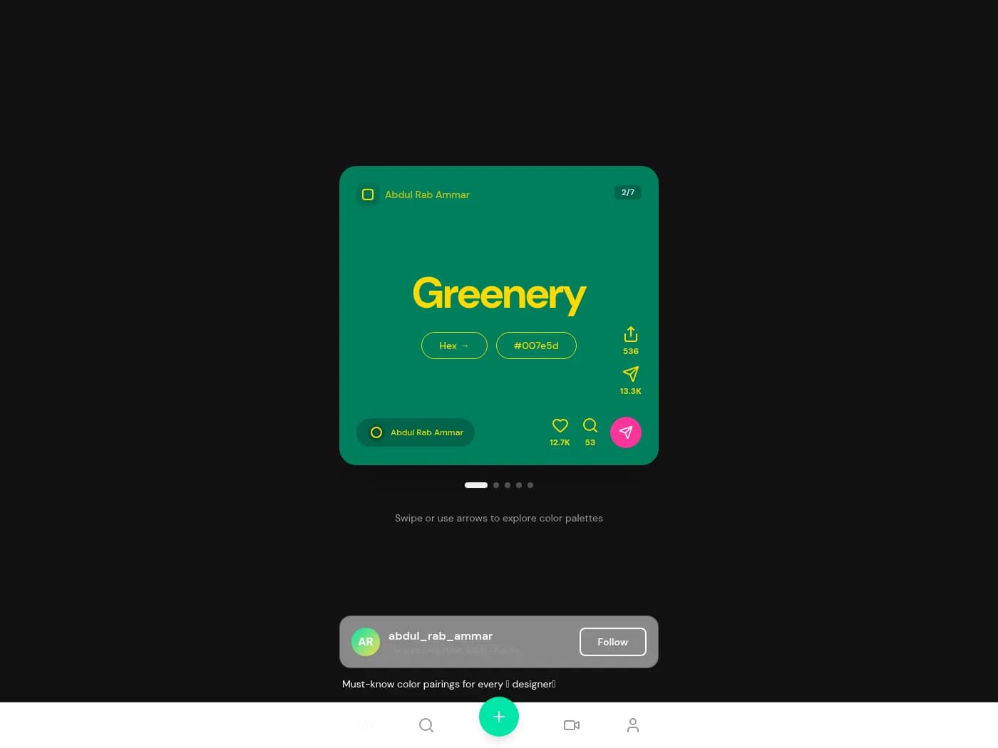 Color Palette App