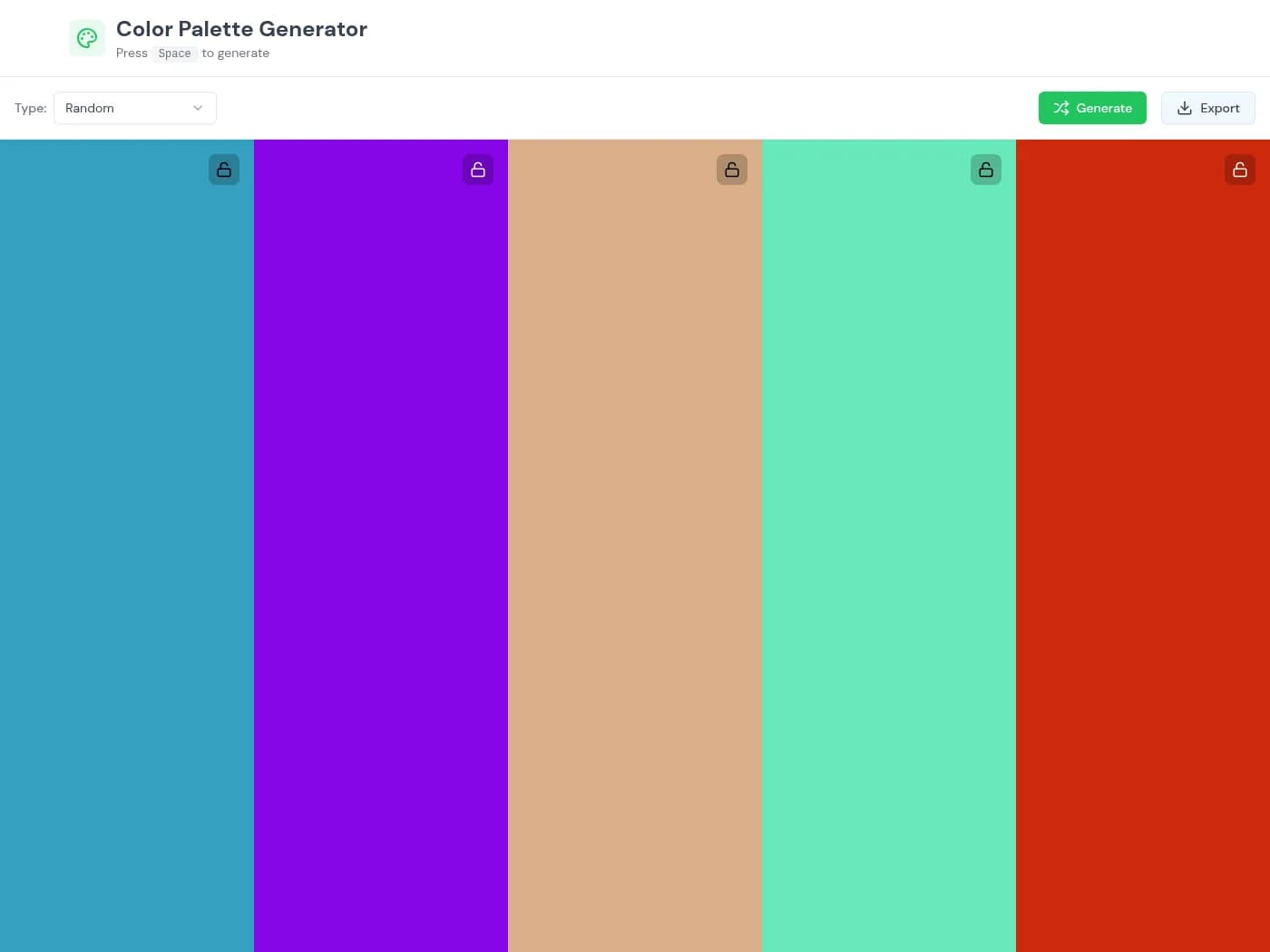 Color Palette Generator