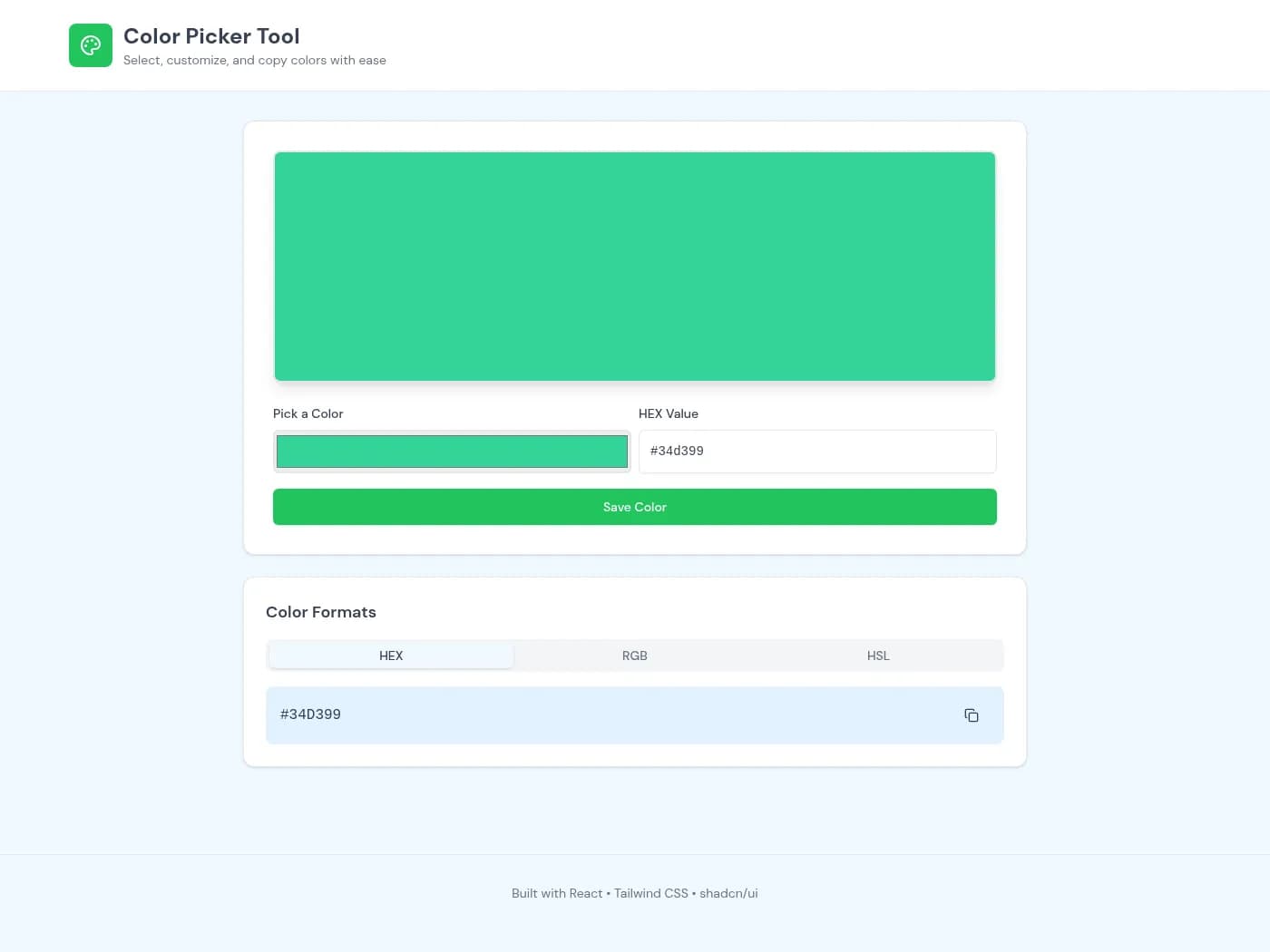 Color Picker Tool