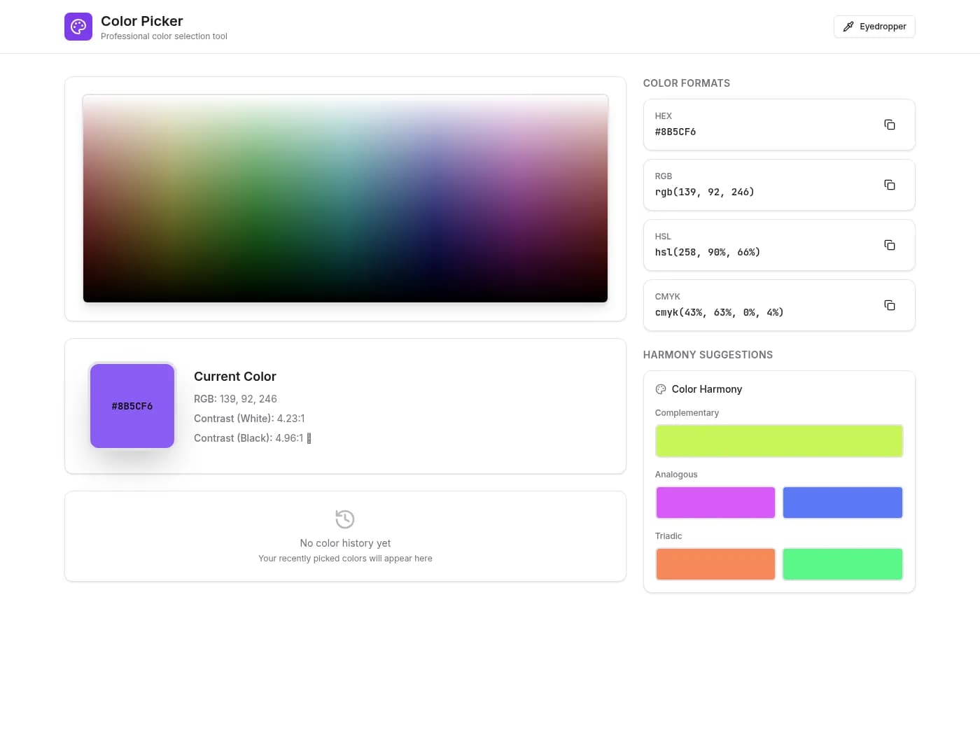Color Picker Tool