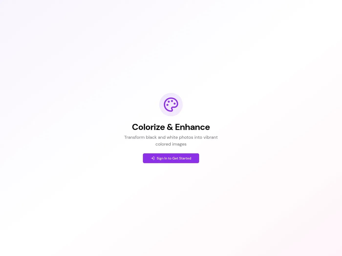 Colorize & Enhance Photos