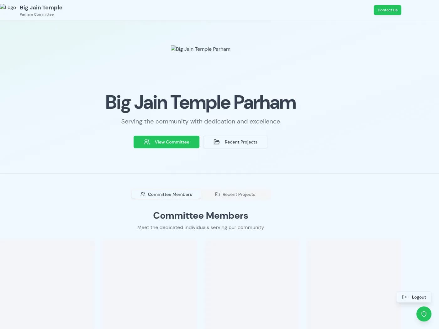 Dynamic Committee Directory App with Cloud Admin & YouTube Integration
