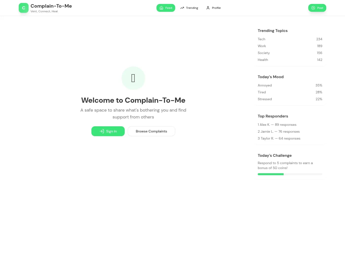 Complain-To-Me Unified Experience: Bolt Functionality with Lovable Design