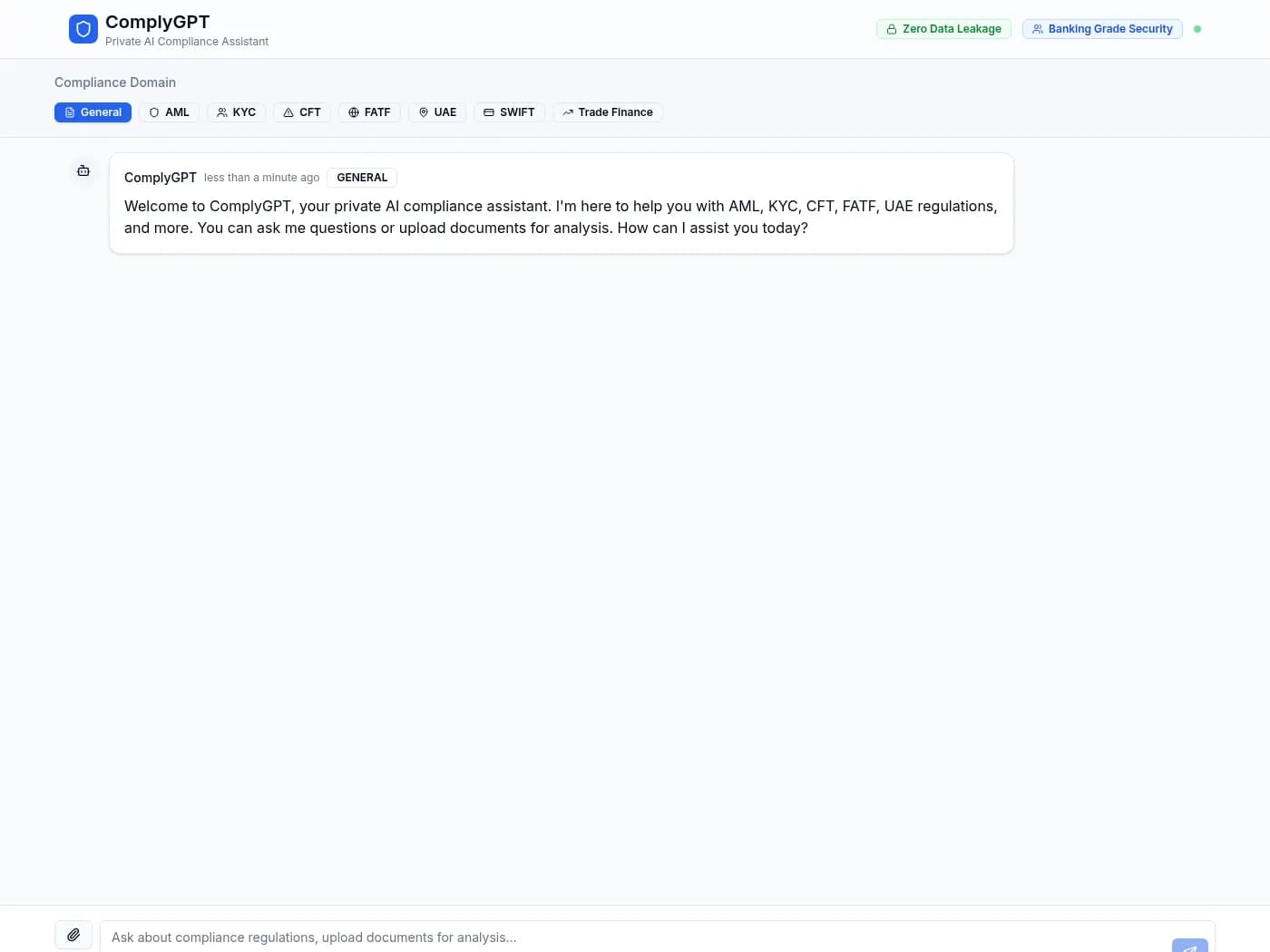 ComplyGPT: Private AI Compliance Assistant for Banks