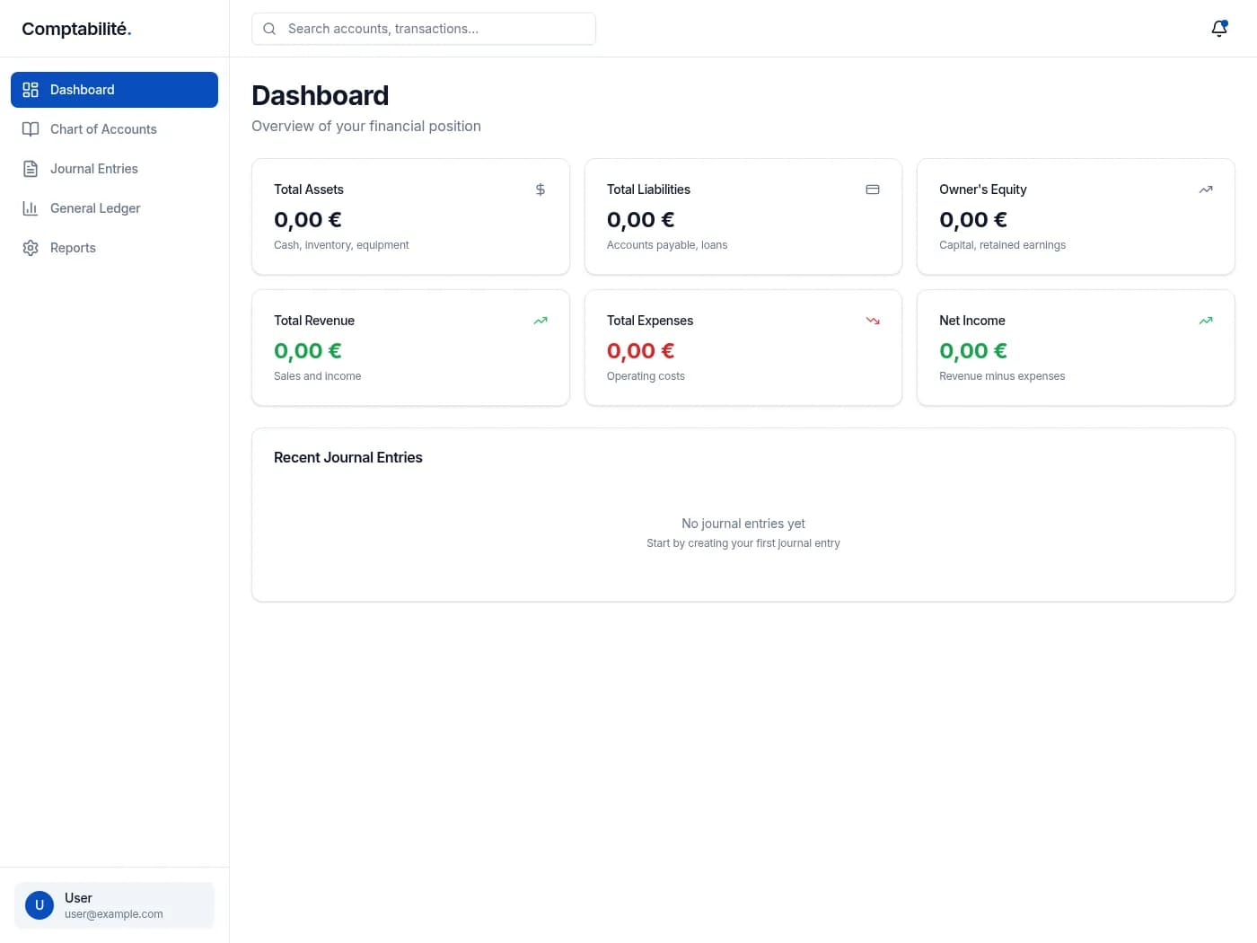 Comptabilité Générale – Simplified Accounting Platform