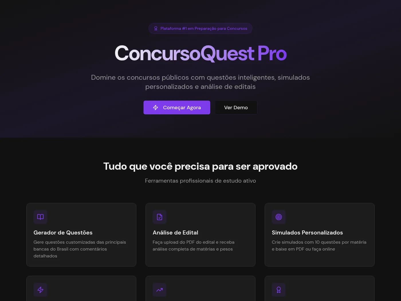 ConcursoQuest Pro: Platform for Public Exam Question Generation and Simulation