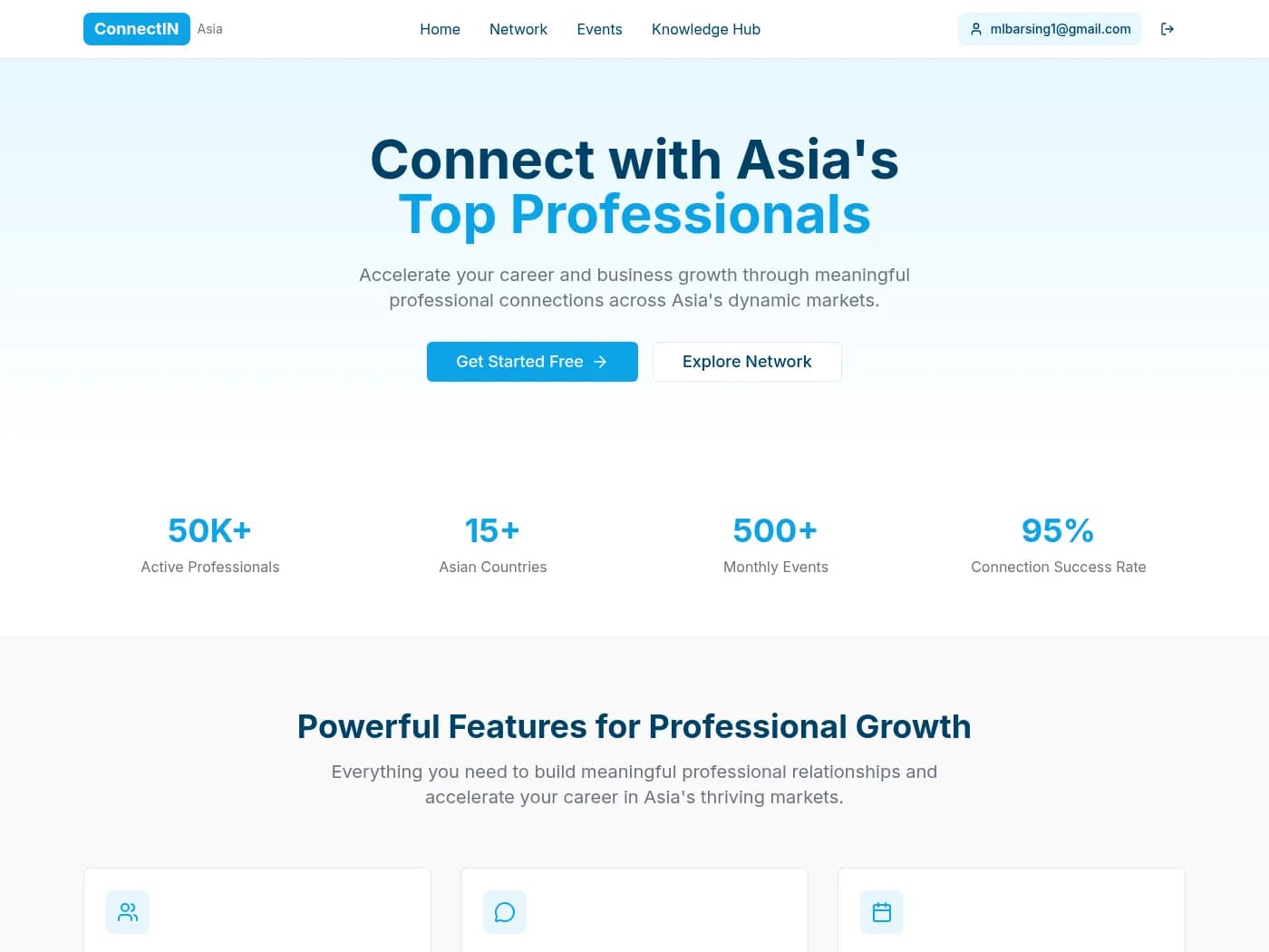 Connectin Asia Professional Networking Platform