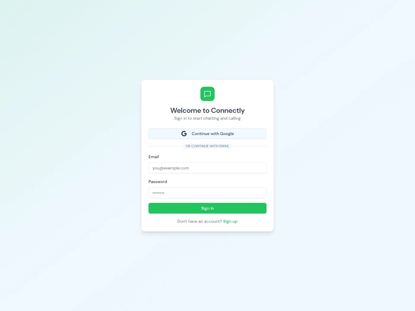 Connectly: Real-Time Chat, Video & Voice Web App