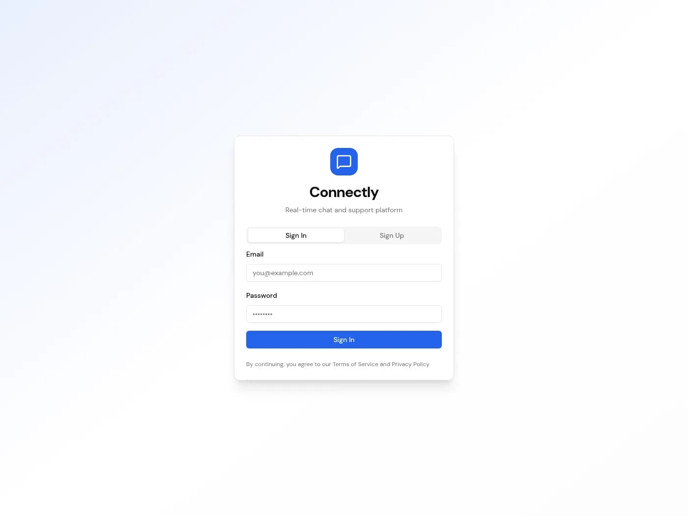 Connectly: Real-Time Chat & Support Platform