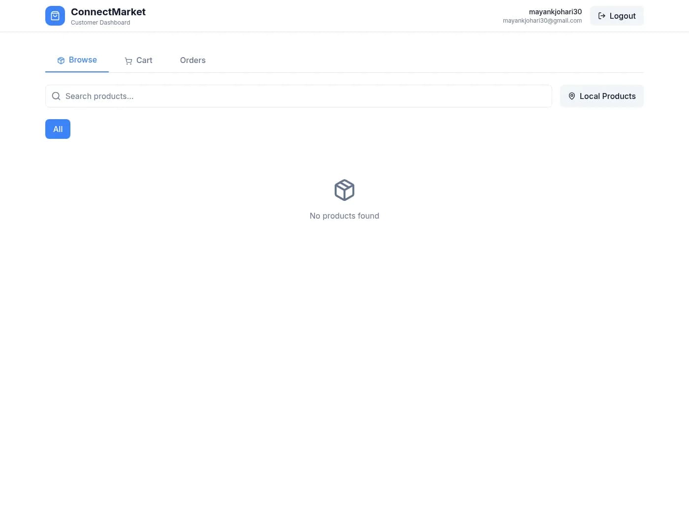 ConnectMarket: Unified Customer, Retailer & Wholesaler Commerce Platform