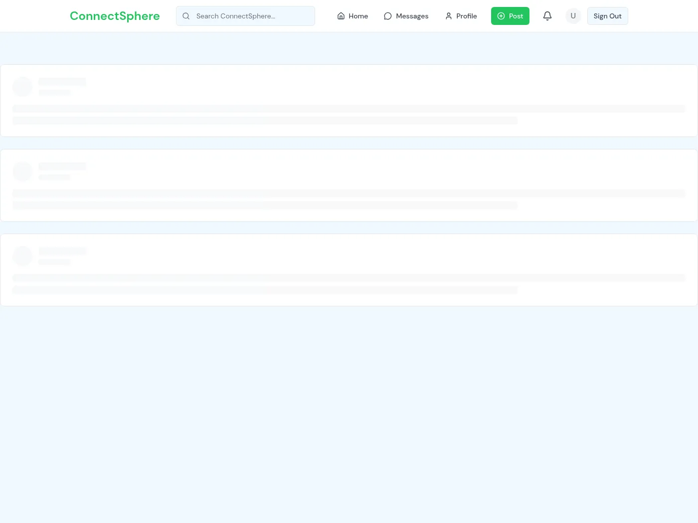 ConnectSphere: Next-Gen Social Media Platform