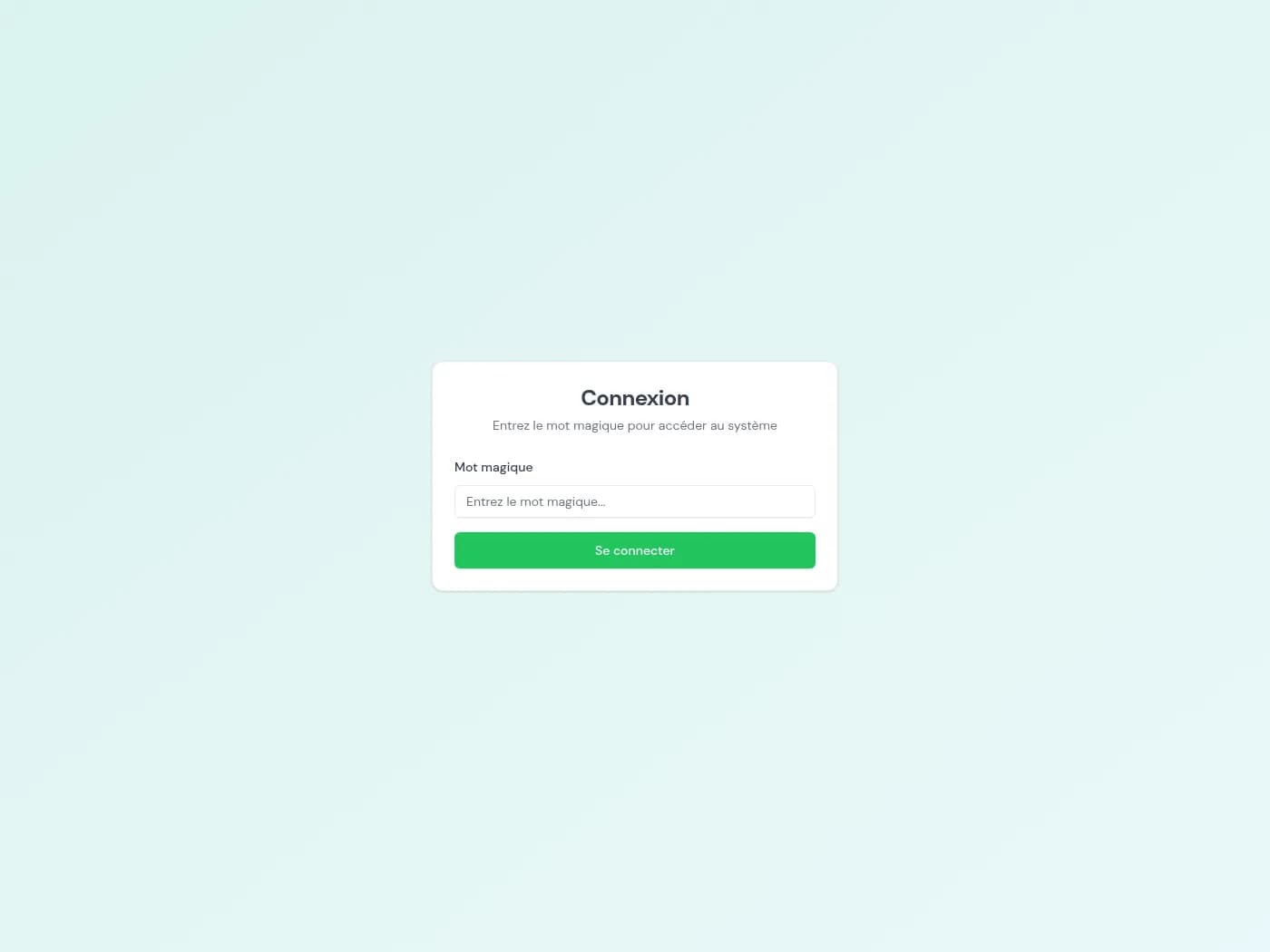 Système de Connexion Simpliste en Français avec Gestion Locale des Clients