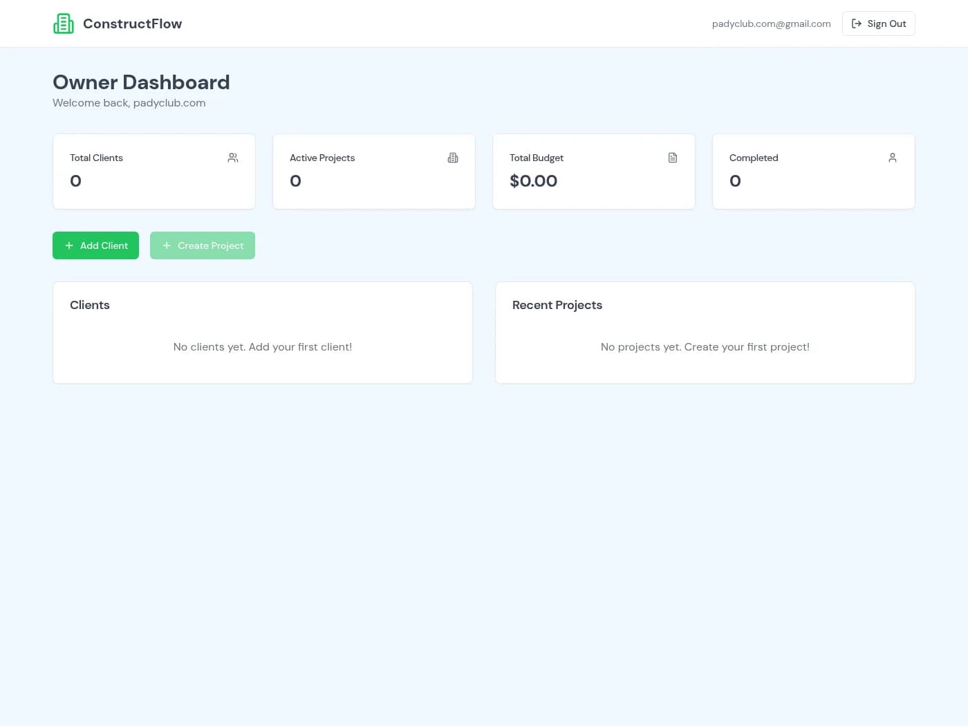 ConstructFlow: Lightweight Construction Project Lifecycle Framework