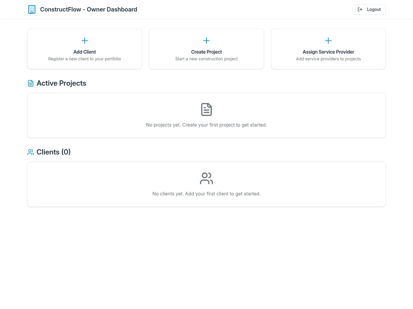 ConstructFlow – A Lightweight Project Lifecycle Framework for Construction Companies