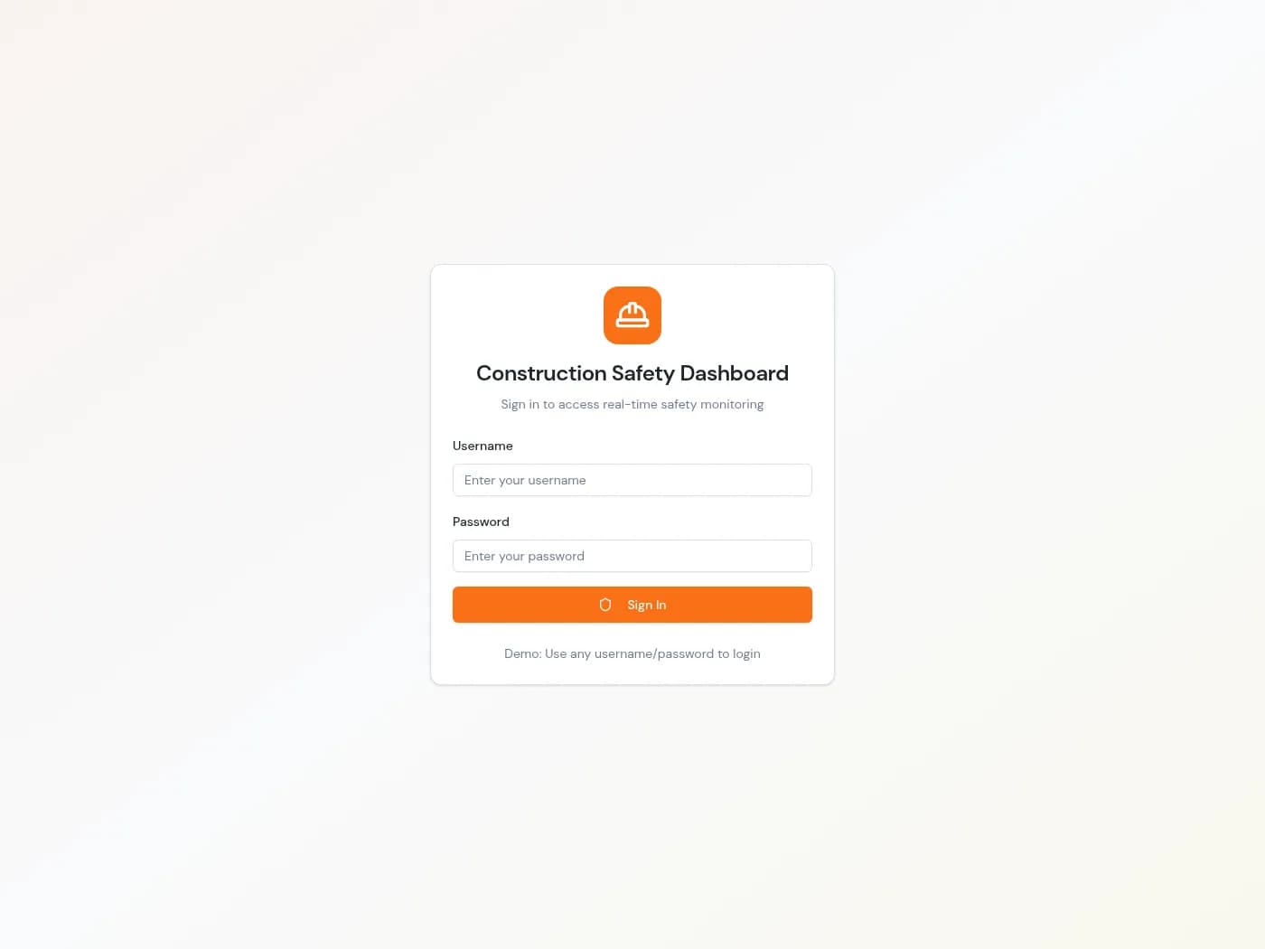 Construction Safety Dashboard & Incident Tracker