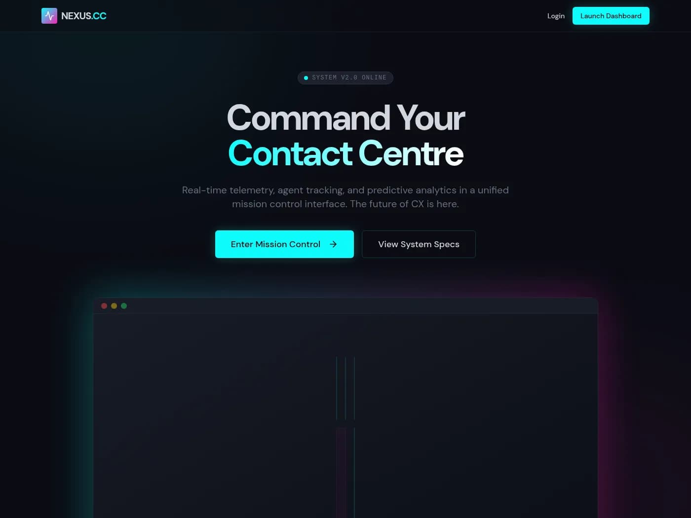 Contact Centre Performance Dashboard