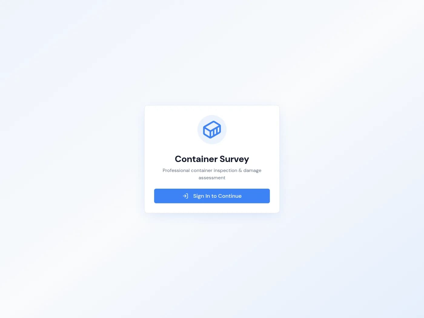 Smart Container Survey Application
