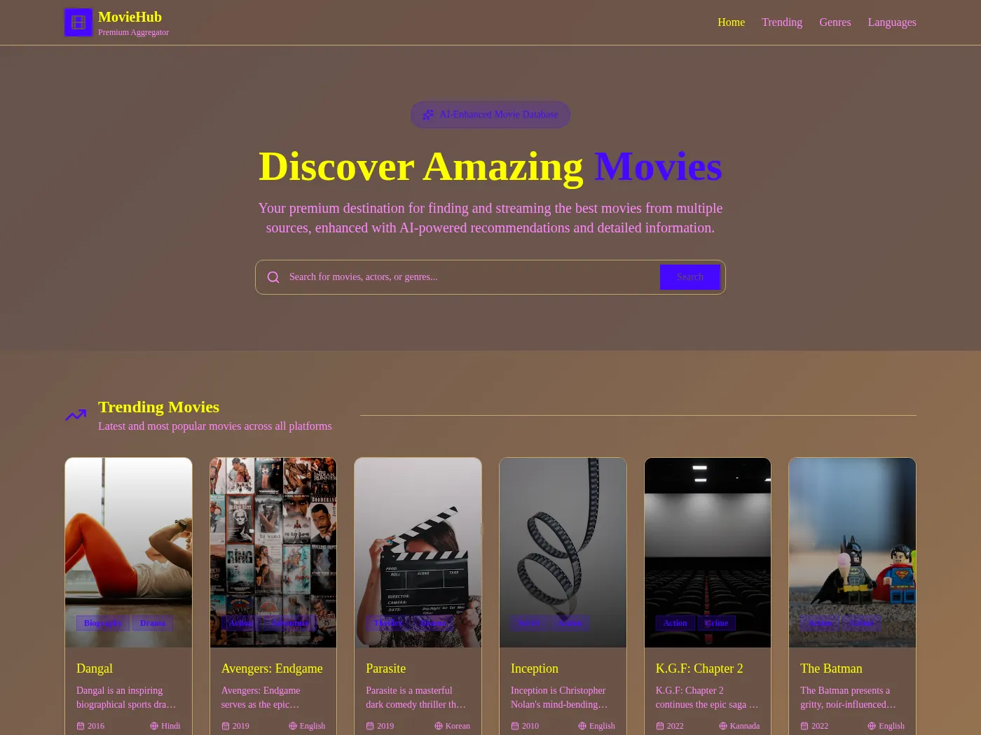 Context-Based Website Generator