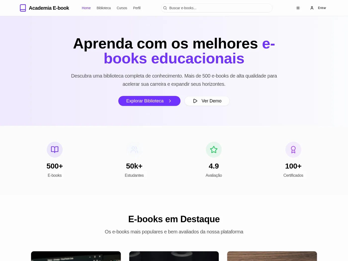Continuação de Site Personalizado