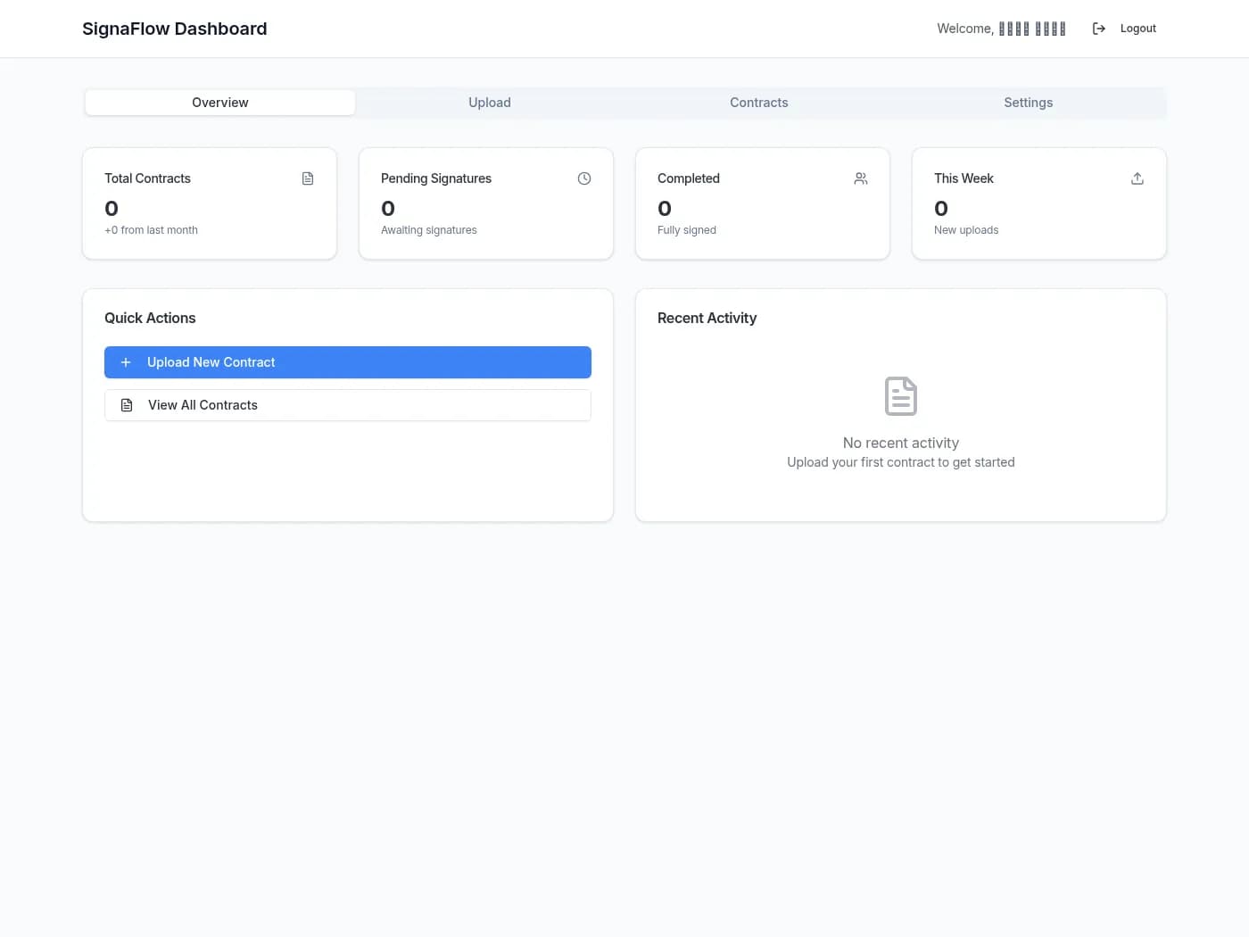 SignaFlow E-Signature Platform