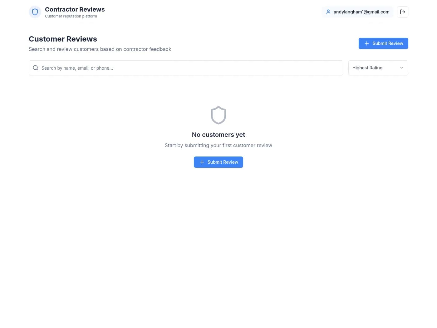 Contractor Reputation Reviewer