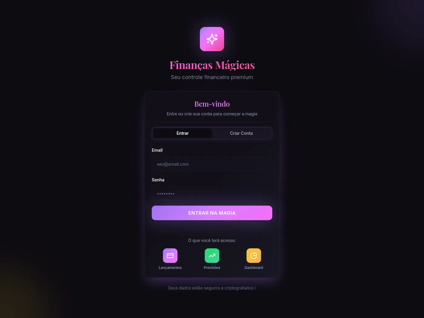 Controle Financeiro Pessoal