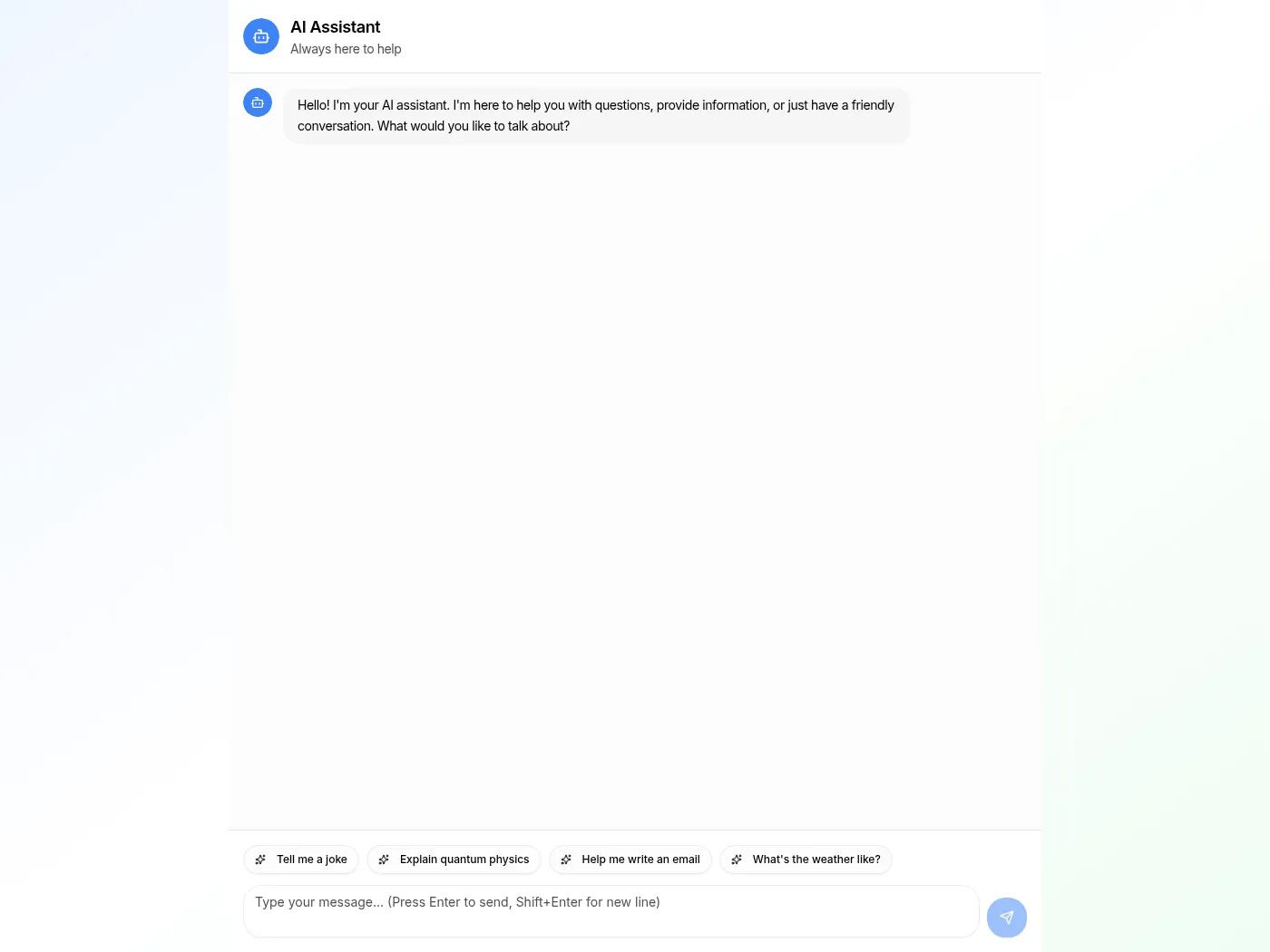 Conversational AI Chatbot