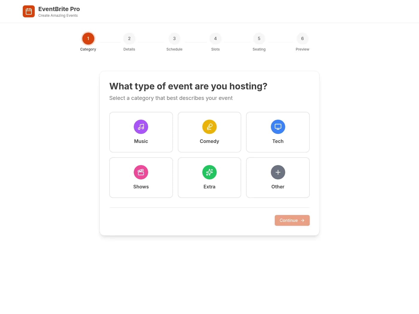 Conversational Event Organizer Web App