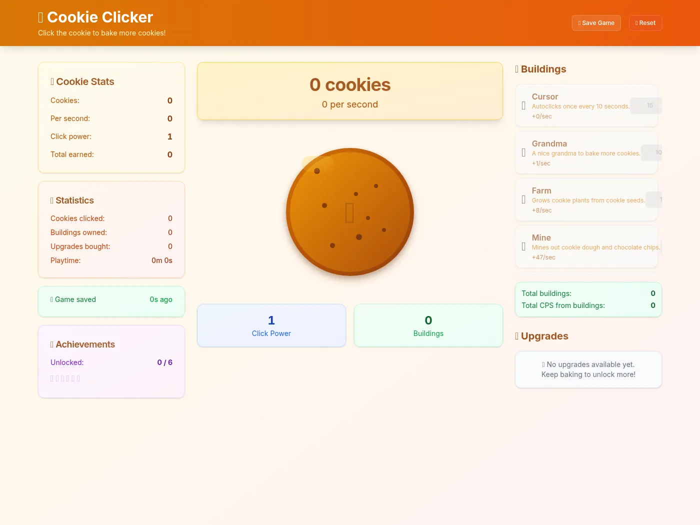 Cookie Clicker Clone