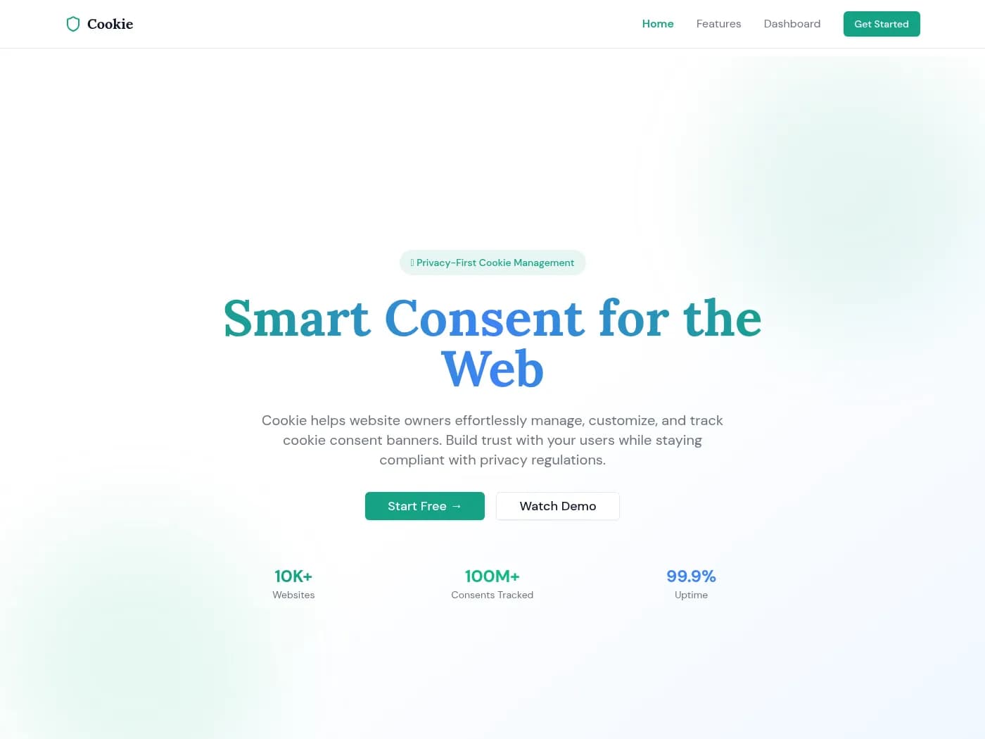 Cookie - Smart Consent Manager for the Web