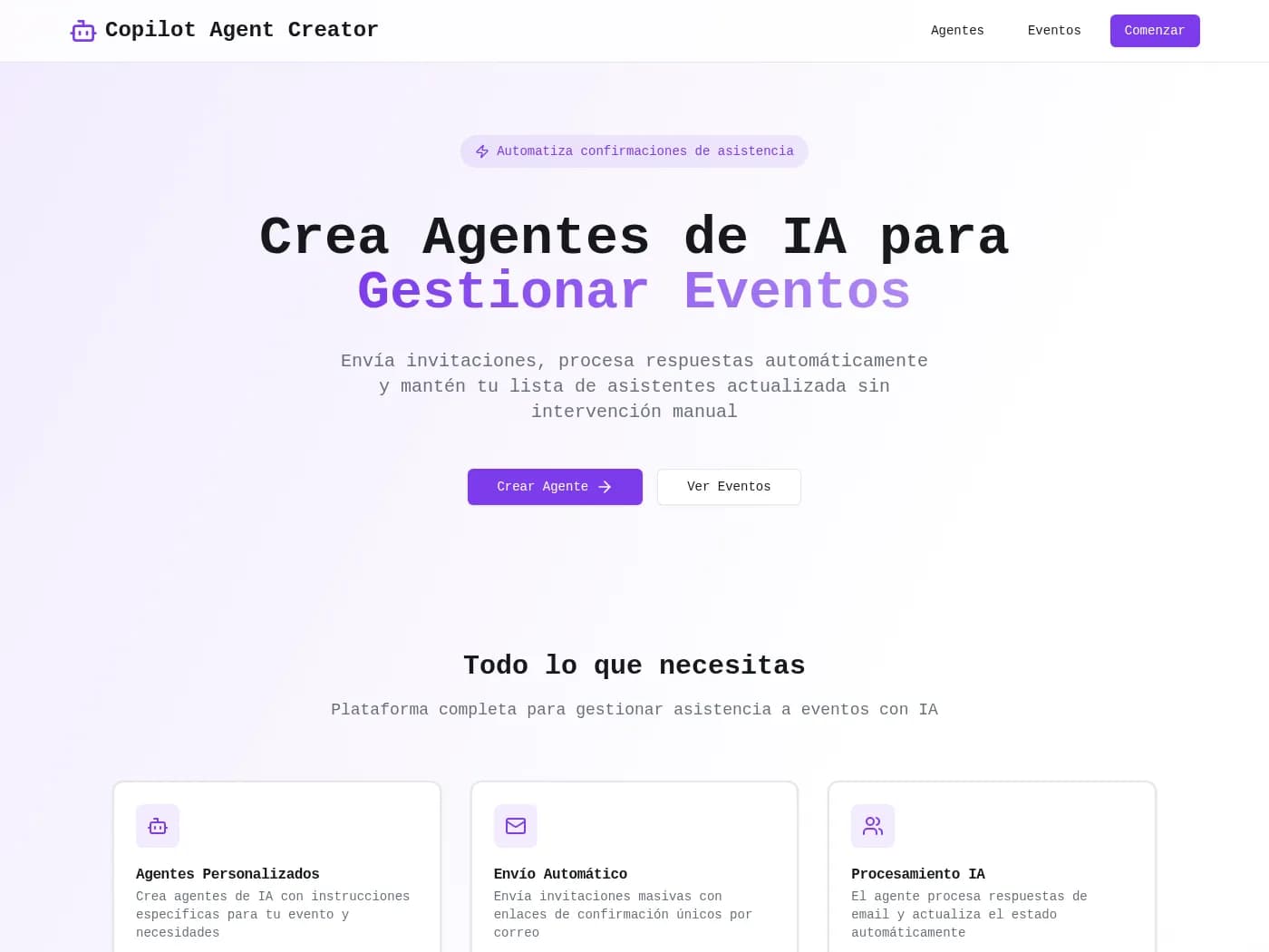 Copilot Agent Creator