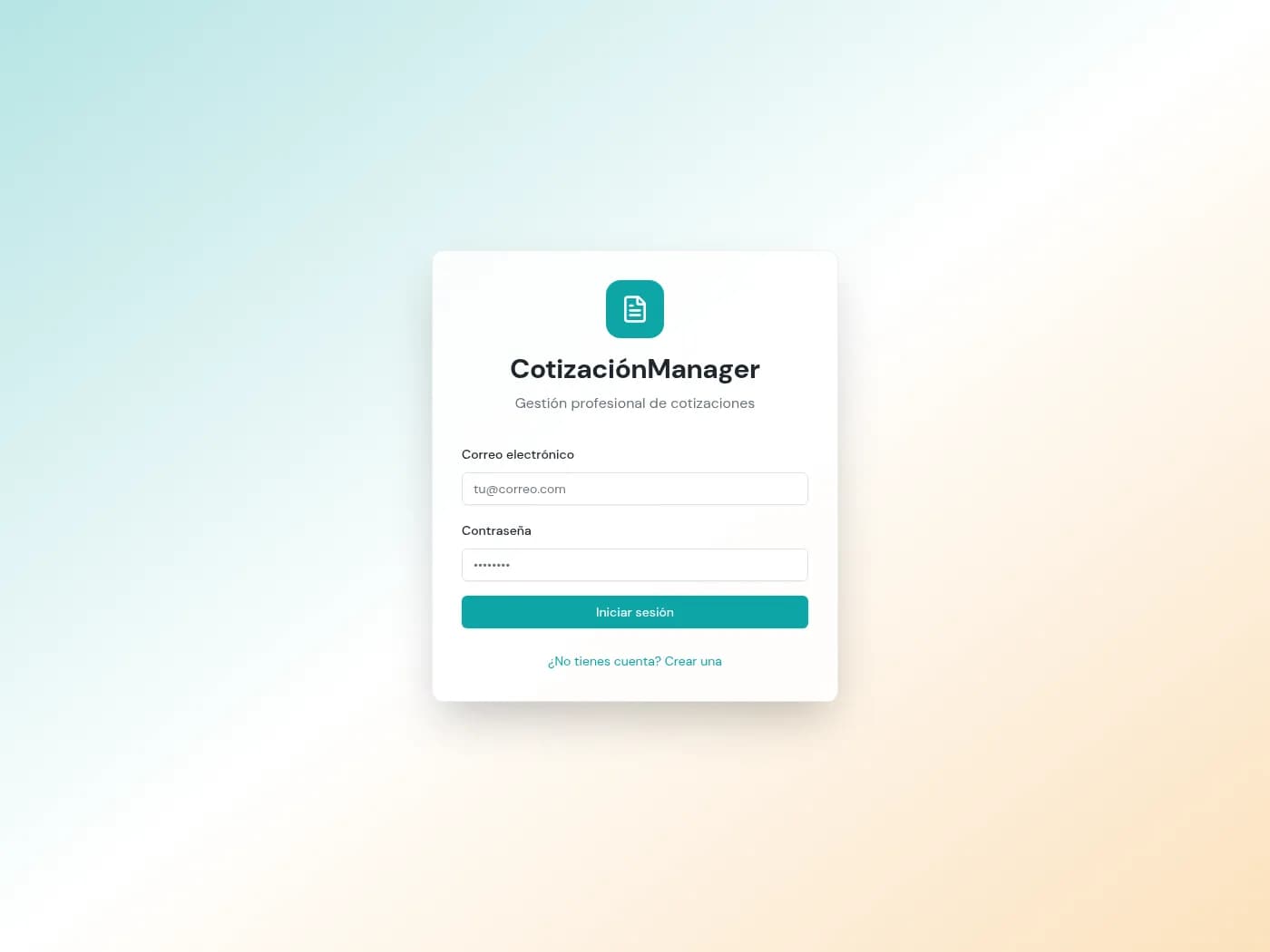 CotizaciónManager: Web de gestión de cotizaciones con PDF y control de pagos