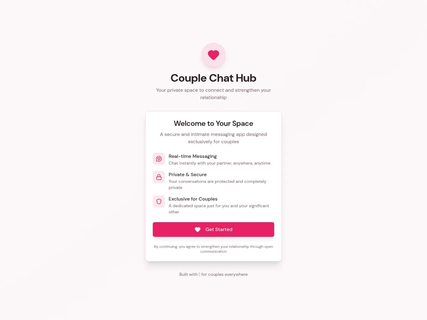 Couple Chat Hub