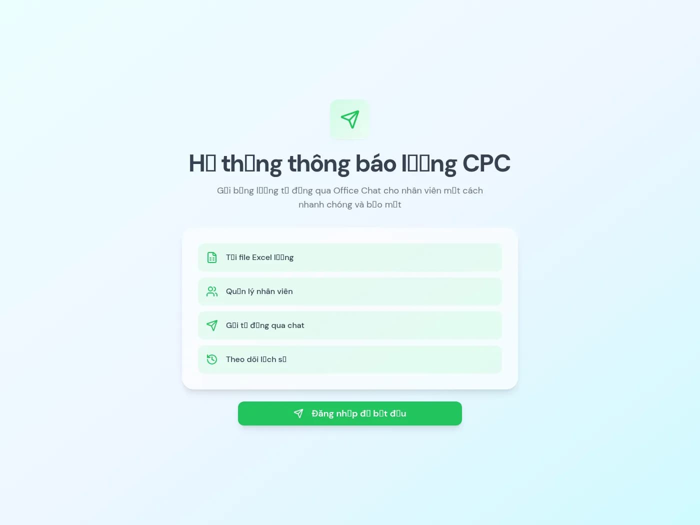 CPC Salary Chat Notifier Clone