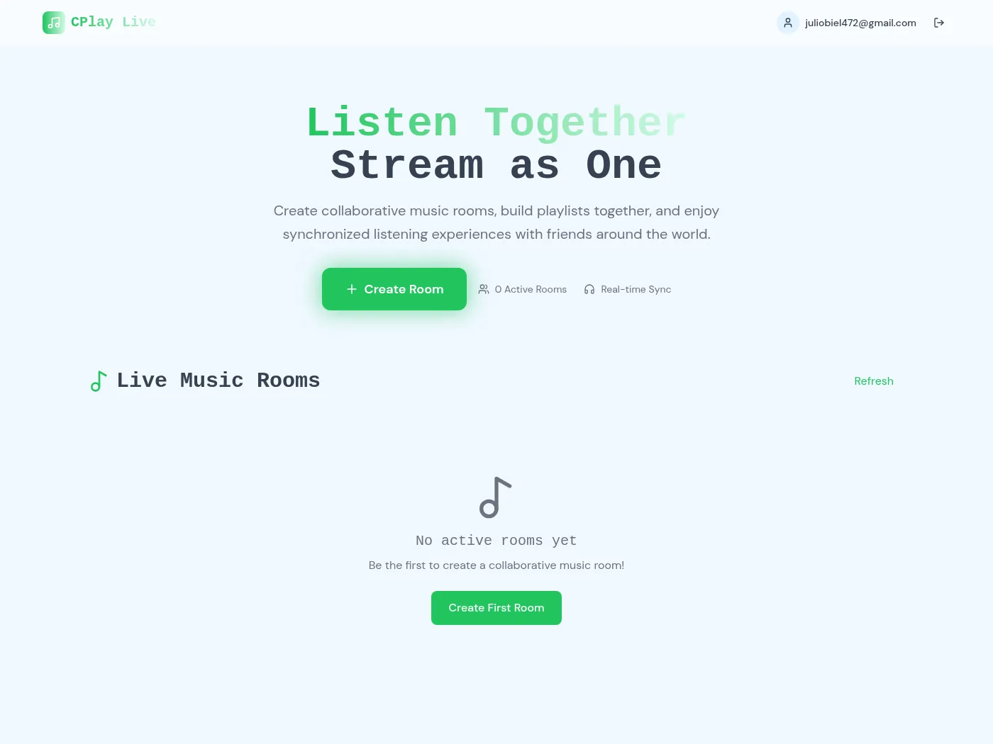 CPlay Live: Collaborative Music Streaming Platform