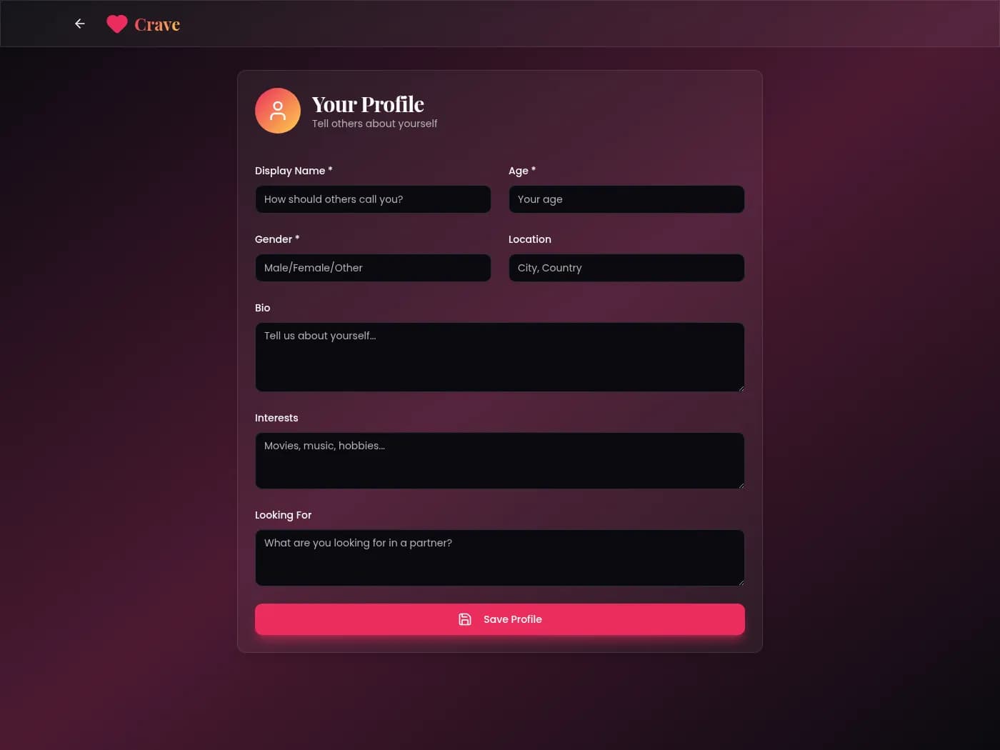 Crave - Food Discovery and Delivery Web App