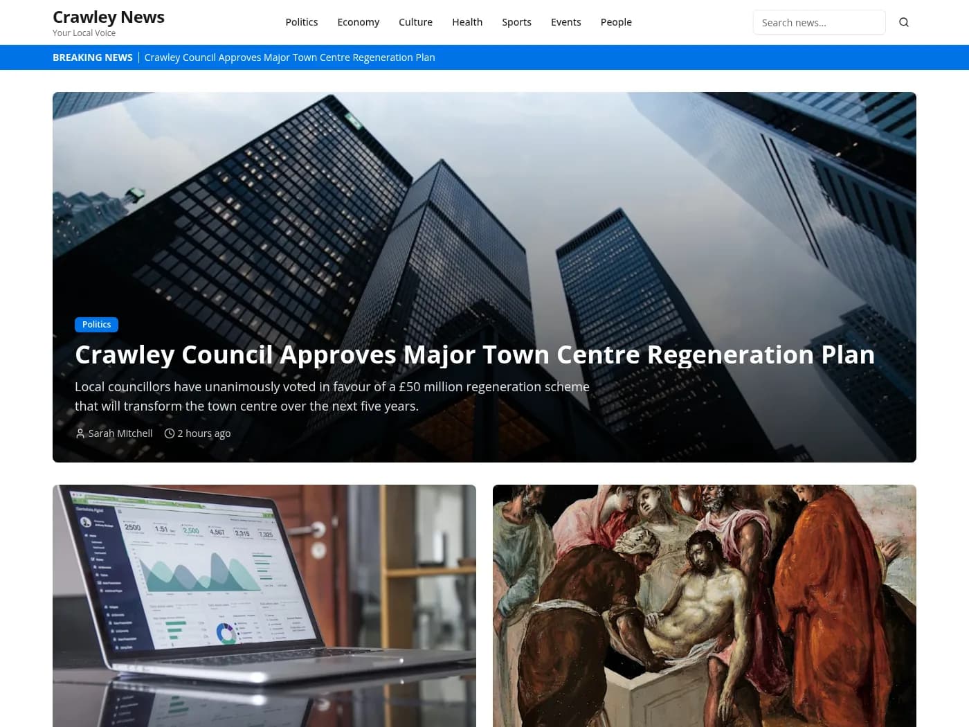 Crawley Local News Portal