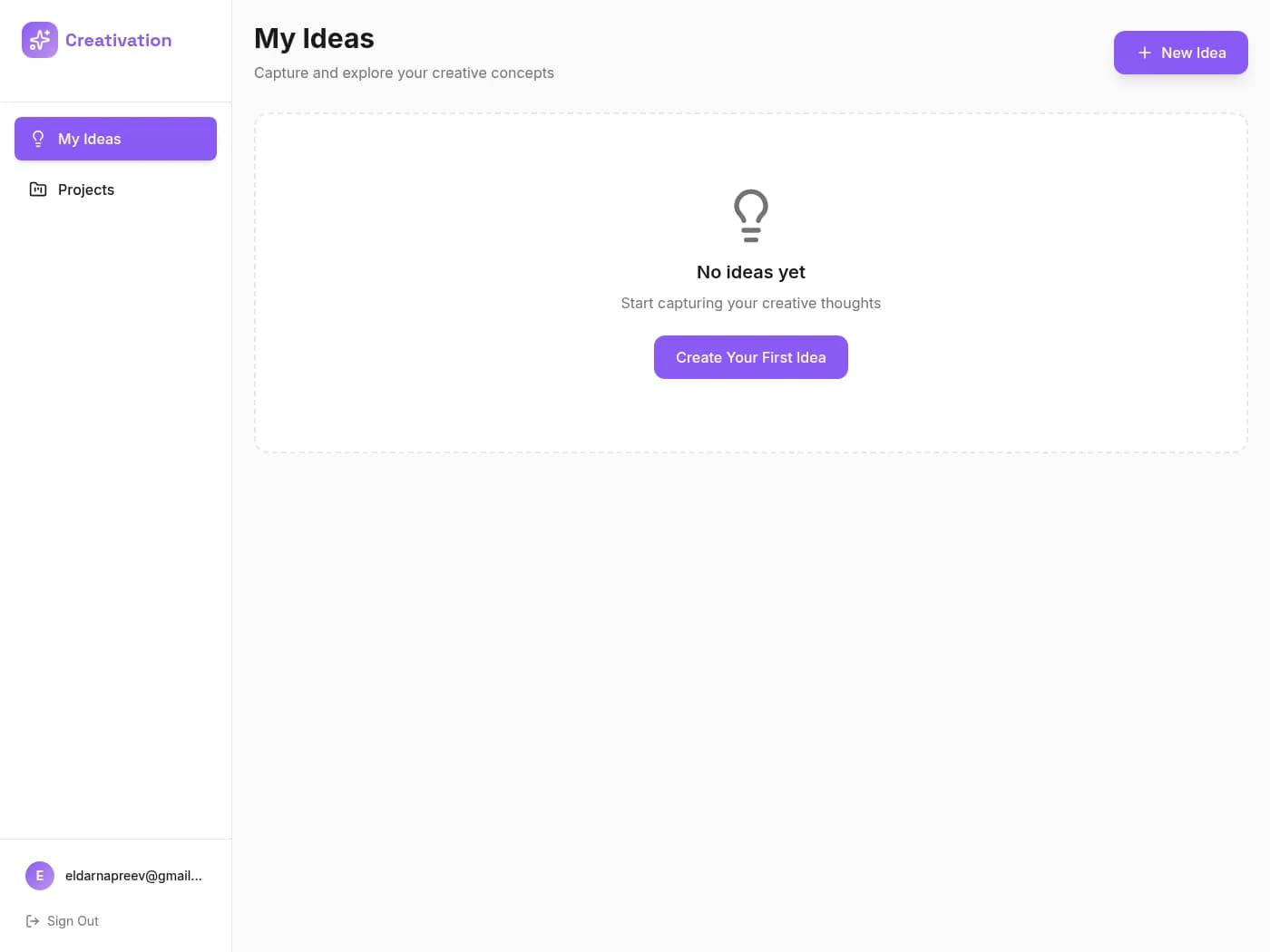 Creativation: The Creativity-to-Reality Platform
