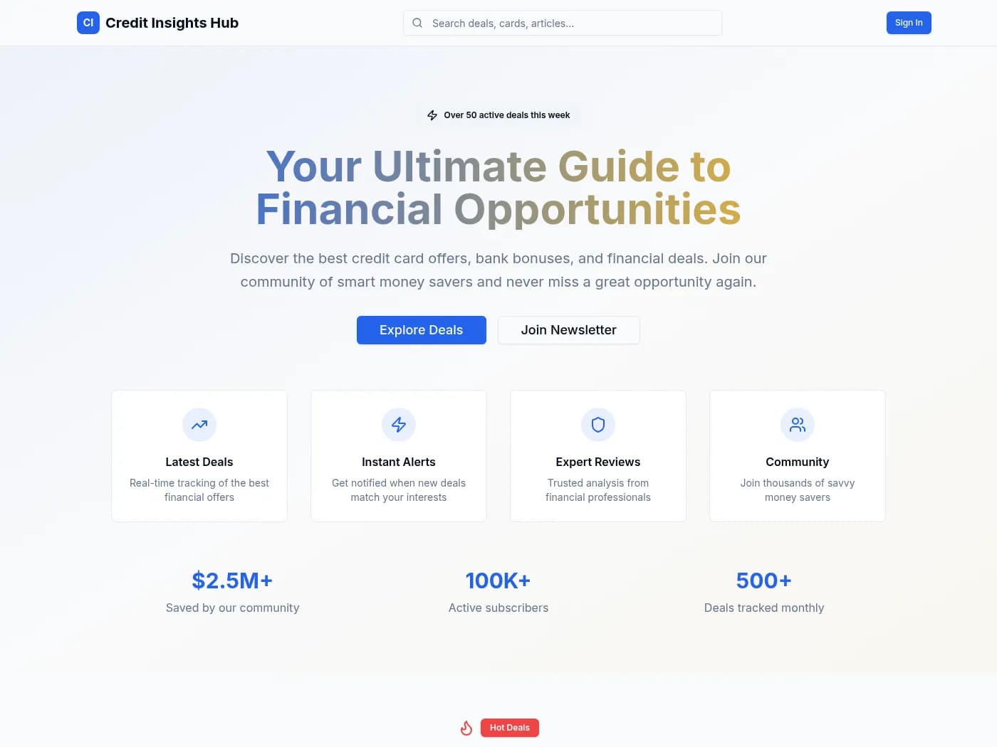 Credit Insights Hub