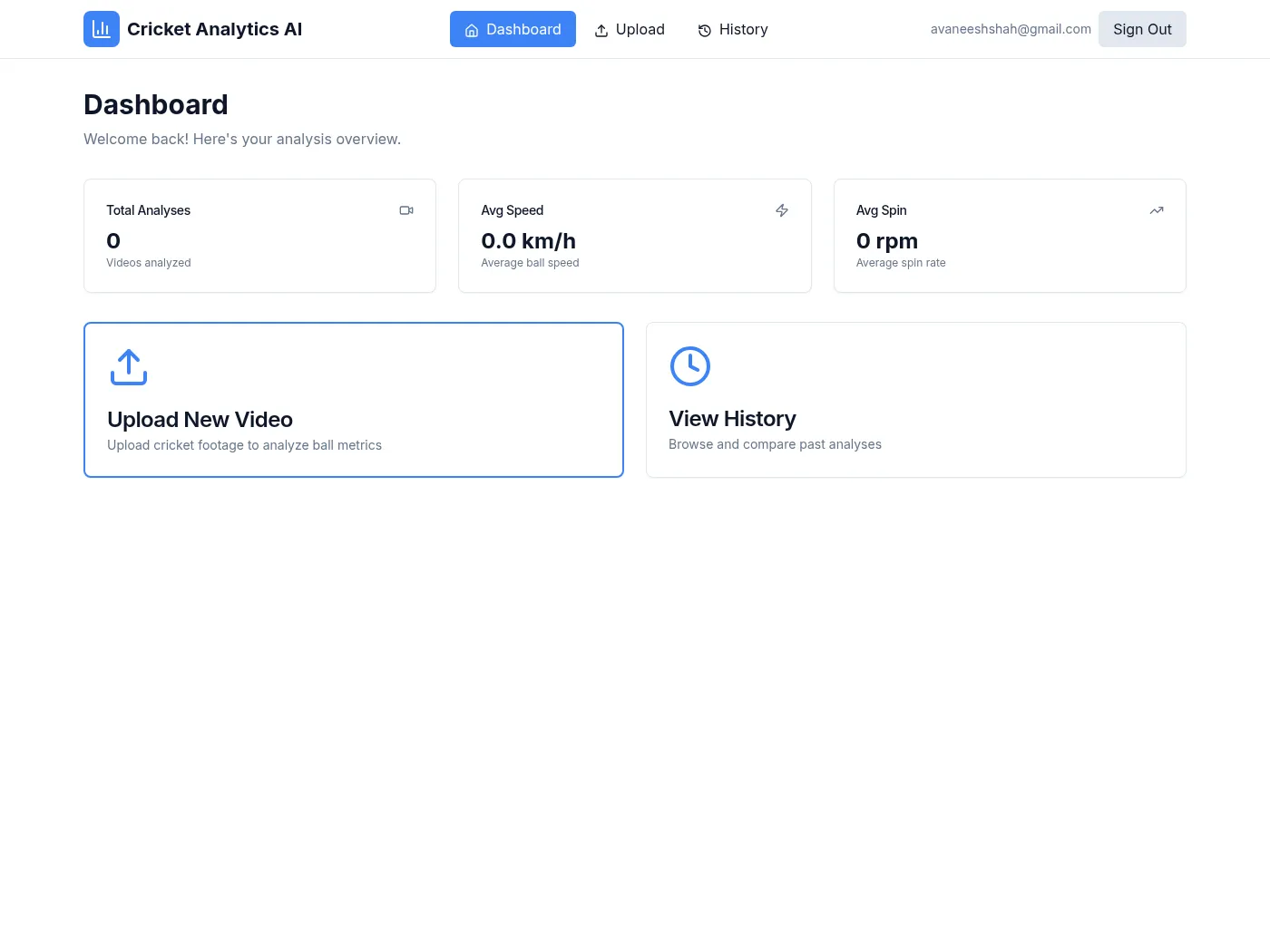 Cricket Ball Analytics AI