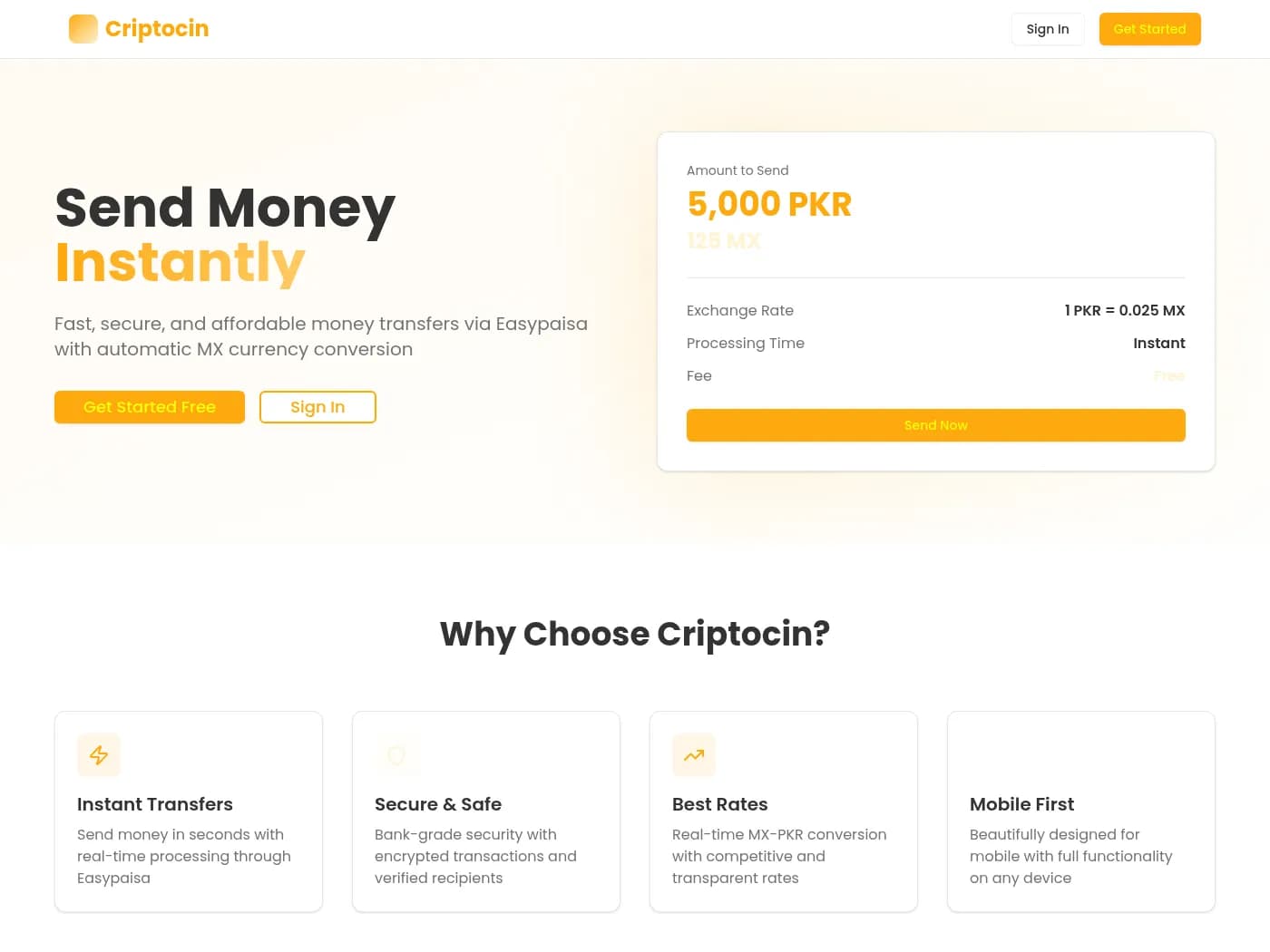 Criptocin Easypaisa Auto Transfer App