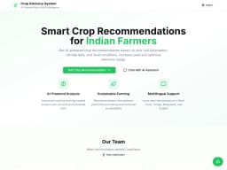 Crop Advisory System: Multilingual AI Platform Empowering Indian Farmers