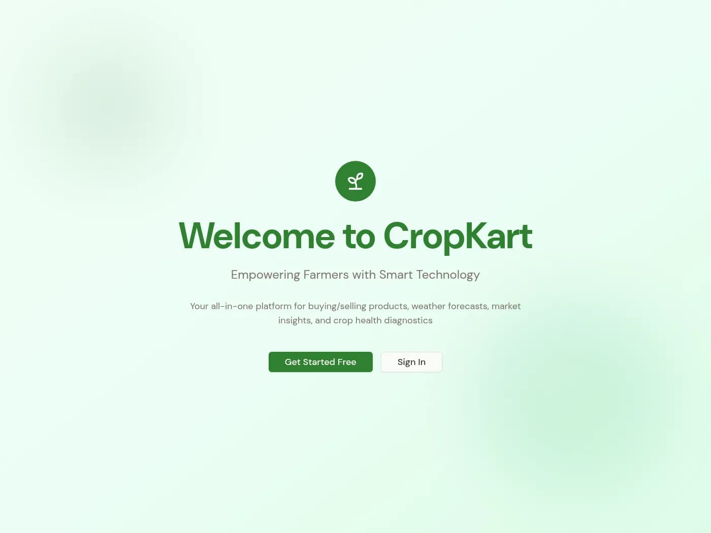 CropKart – Real-World Farming E-Commerce & Analytics Web App