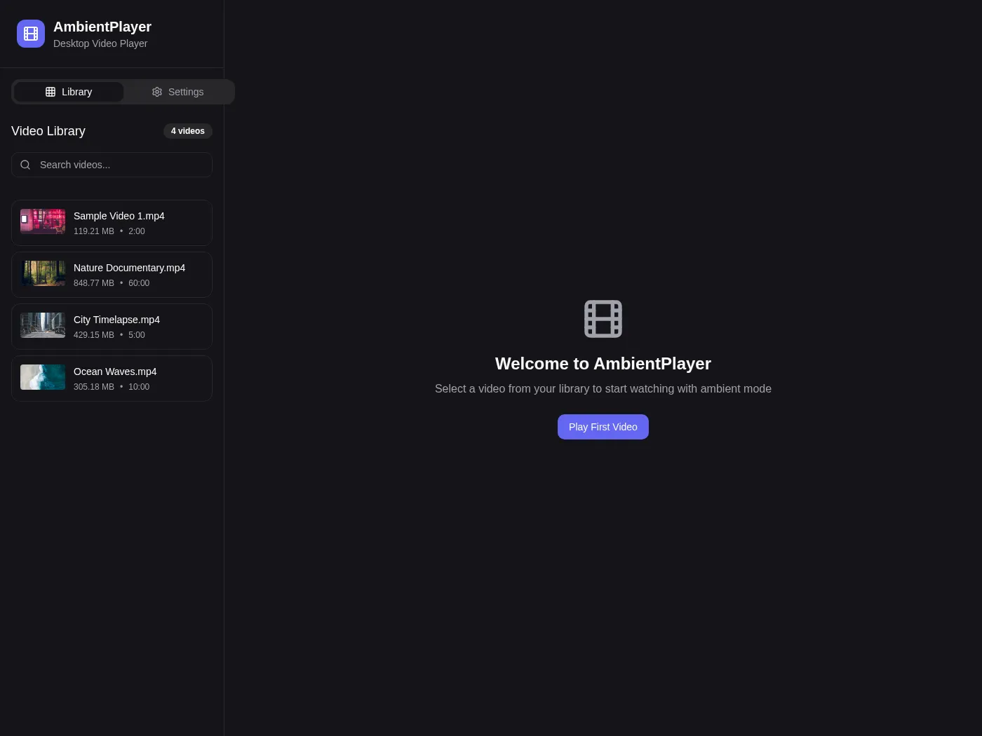 Cross-Platform Desktop Application for Windows and macOS