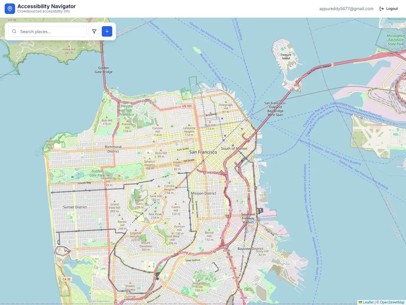 Crowdsourced Accessibility Navigator
