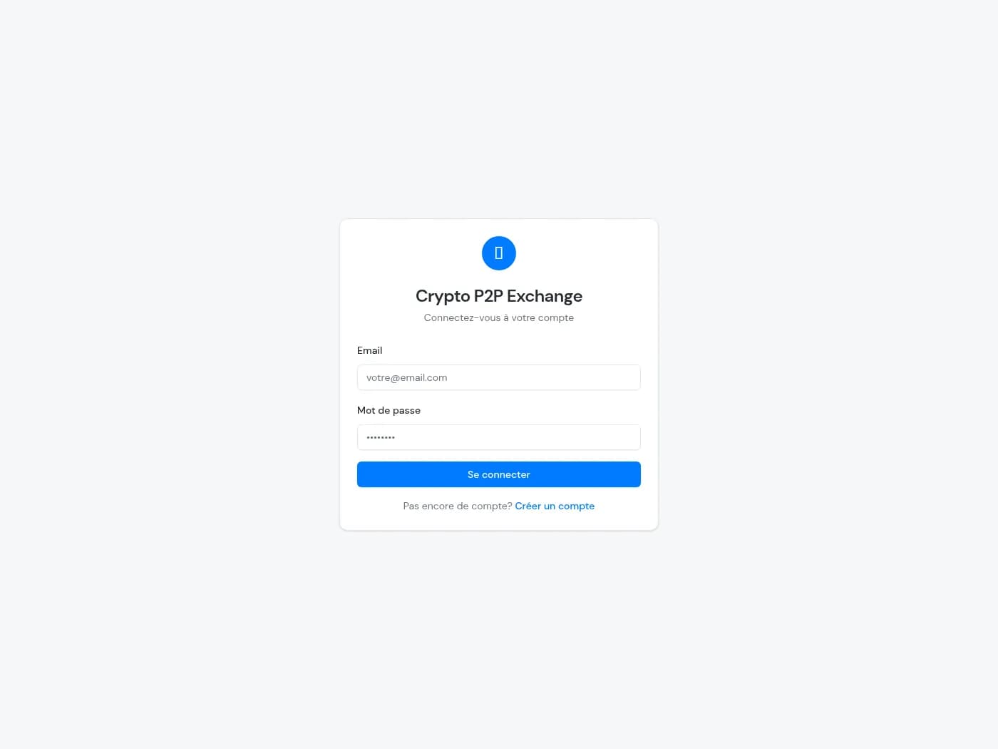 Crypto P2P Exchange
