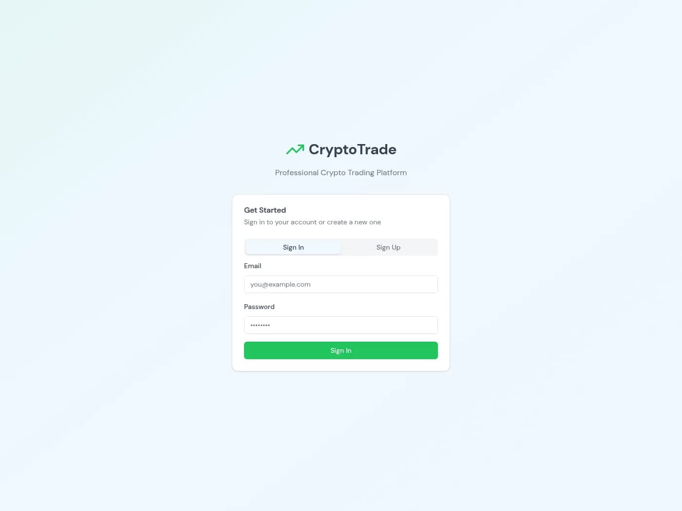 Crypto Trading Platform & Brokerage with Admin Dashboard
