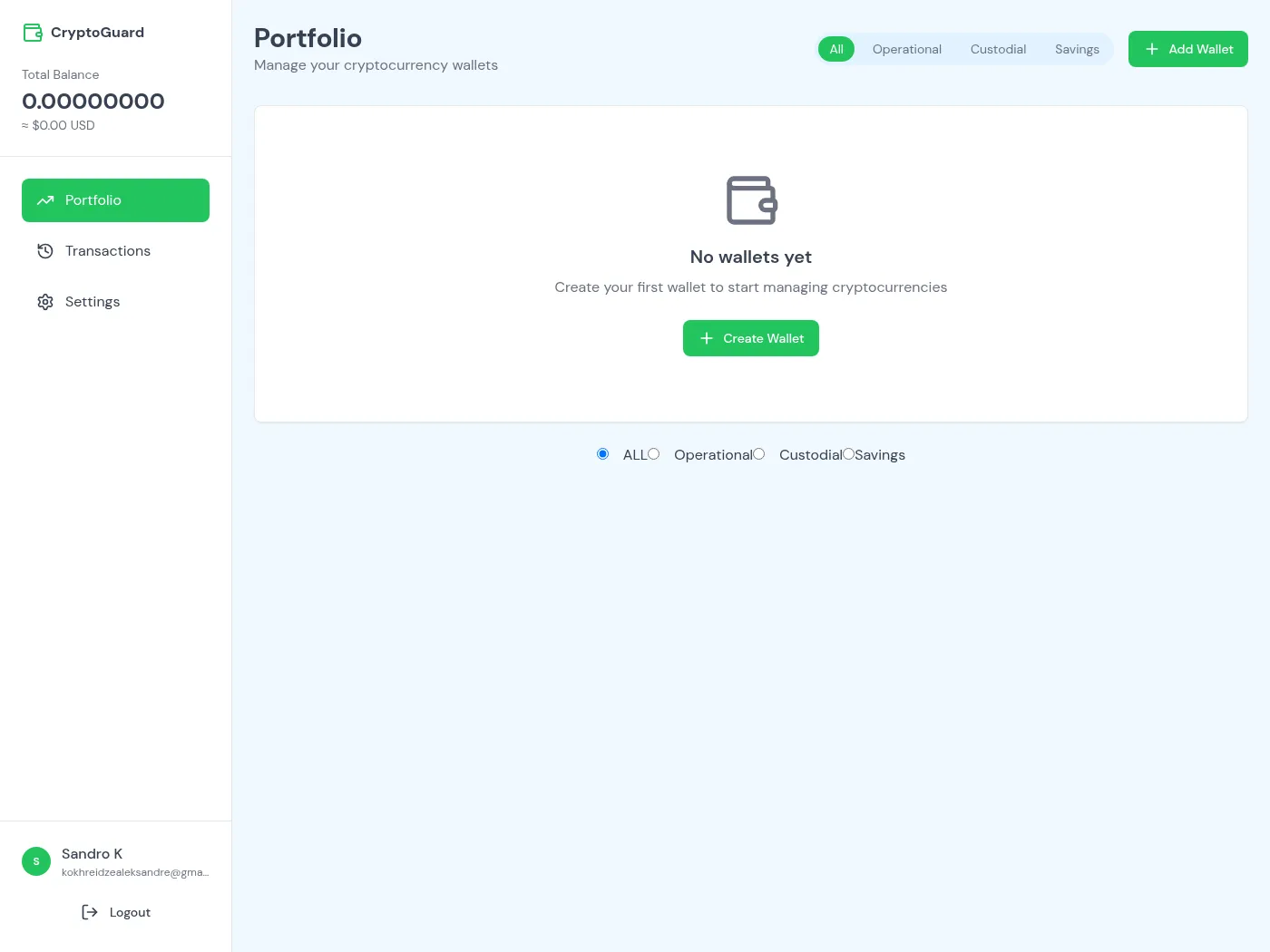 CryptoGuard Wallet